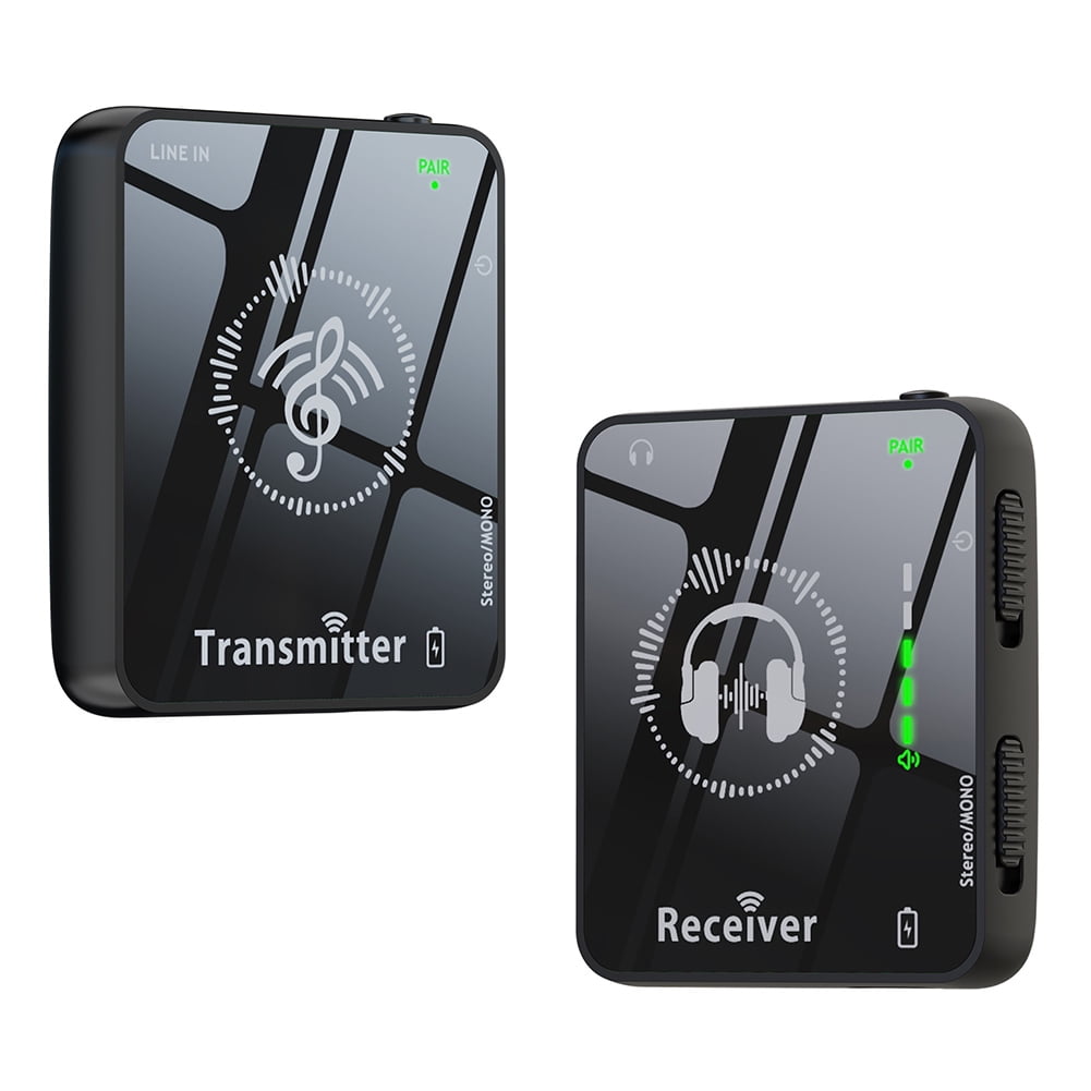 KGOTA 2.4GHz Wireless Earphone Monitor Transmission System Rechargeable ...