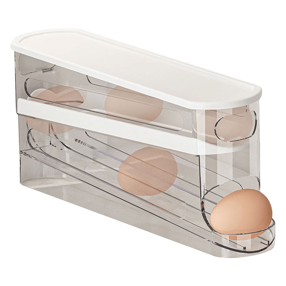 KGOTA 2 Tier Automatic Scrolling Egg Rack Holds 12 To 14 Eggs Auto ...