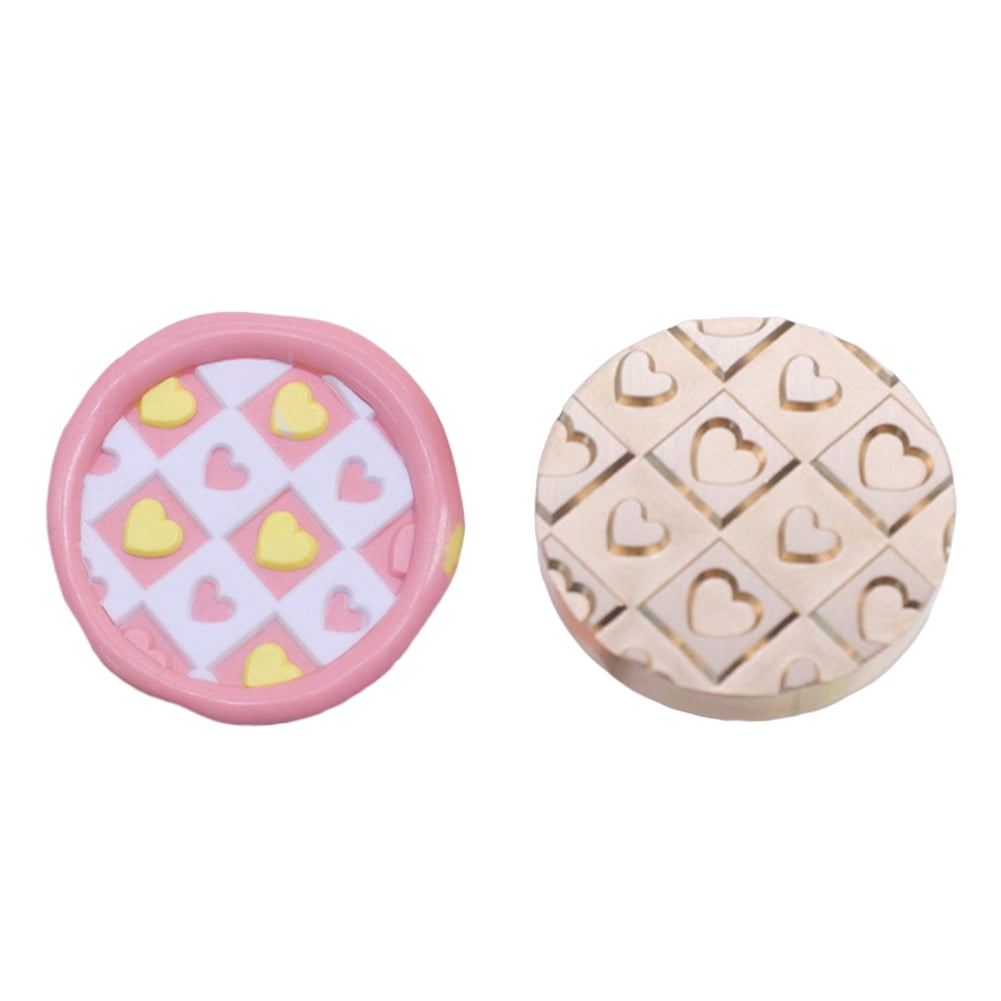 KGOTA 25mm Seal Copper Head 3D Relief Candy Series Enamel Wax Head ...