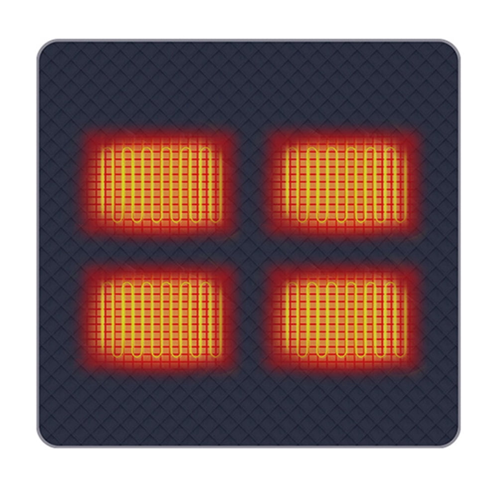 KGOTA 3 Levels of Heat Outdoor Heated Seats Cushion 4 Heating Zones ...