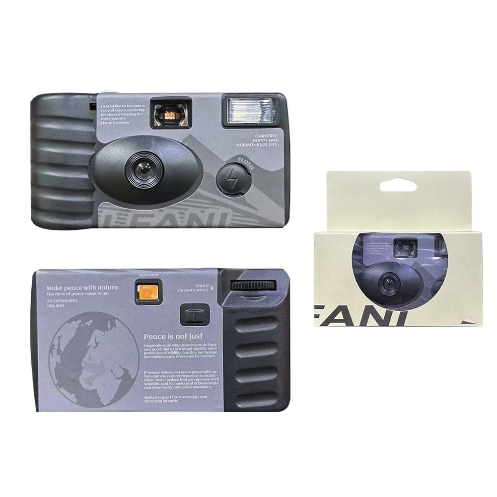 KGOTA 35mm Disposable Film Camera Built-in Flash One Time Use Camera 27 ...