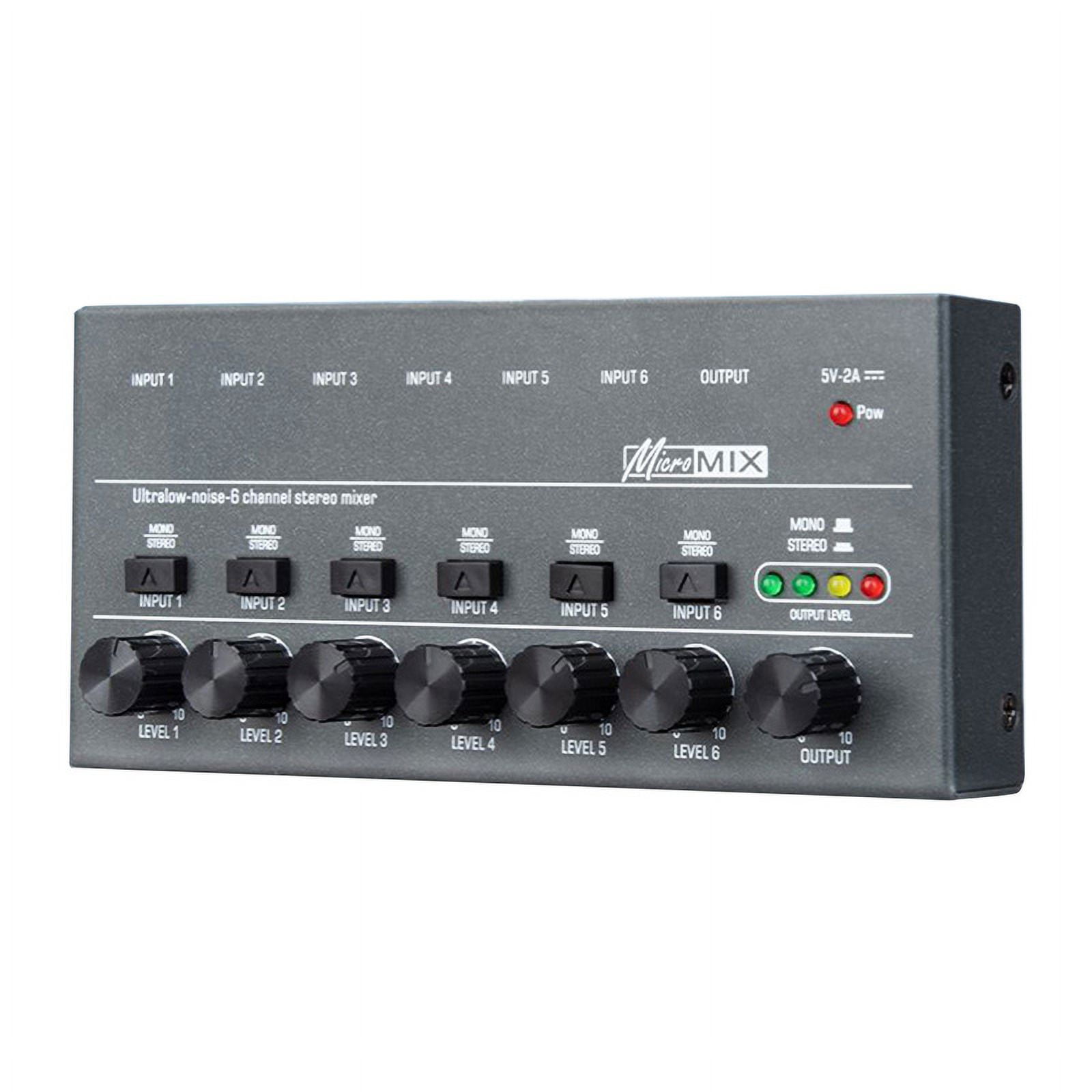 KGOTA 4/6/8 Channels Mini Sound Mixer Ultra Low Noise Type-c 5V 2A ...