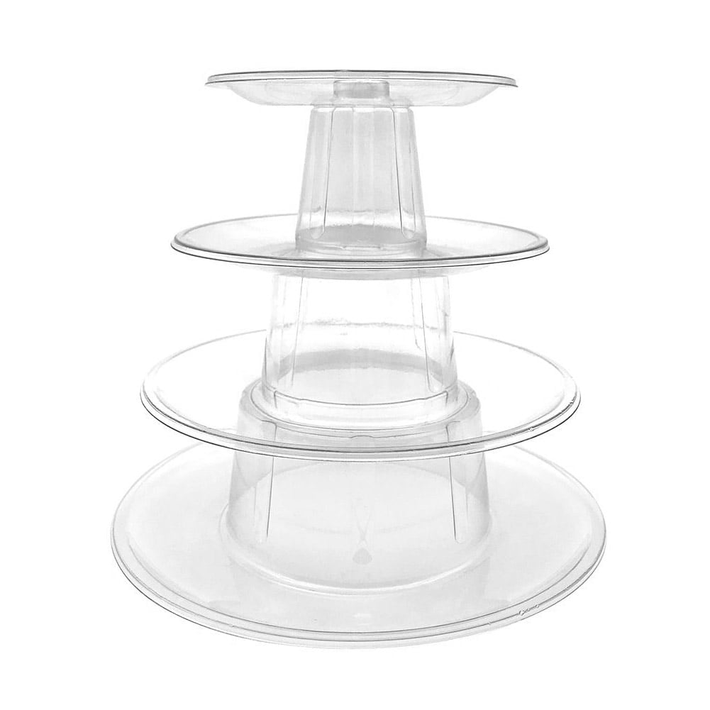 KGOTA 4/6 Tiers Macaron Display Stand Wedding Party Cake Dessert Tower ...