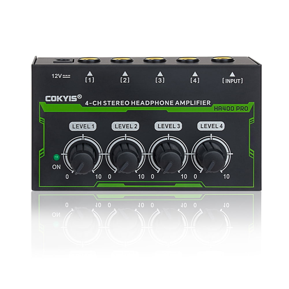 KGOTA 4-Channel Ultra-compact Stereo Audio Amplifier with Power Adapter ...