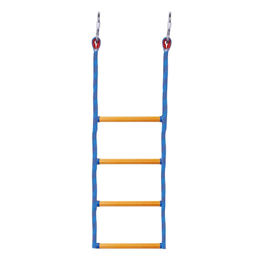 KGOTA 4 Step Boat Rope Ladder Marine Rope Ladder Portable Rope Boarding ...