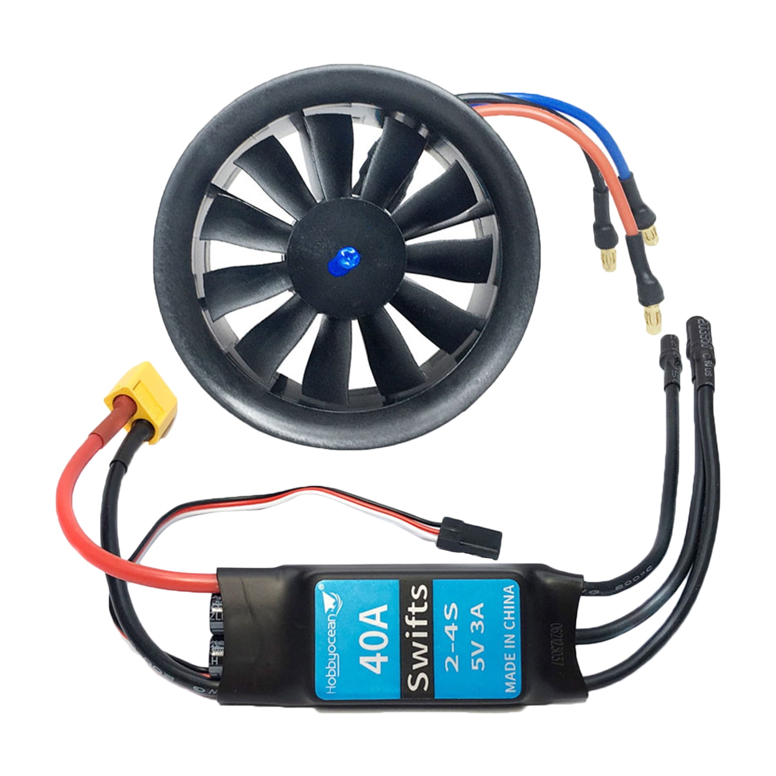 KGOTA 4300KV 4900KV Edf Duct Fan 11 Blades 50mm Edf Propeller Duct Fan ...