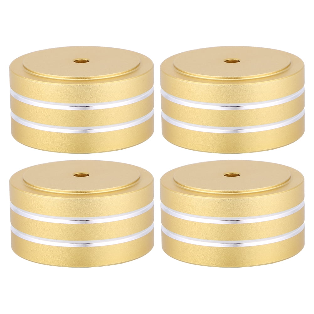 KGOTA 4PCS Hifi Speaker Spikes Stand Feet Pad Aluminum Alloy Speaker ...