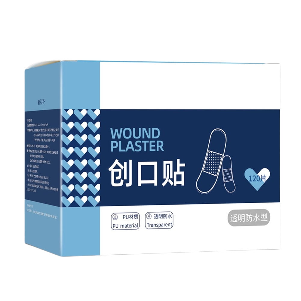 KGOTA 50/120Pcs Pu Transparent Waterproof Band Aid Pu Transparent ...