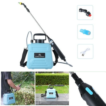 Cordless Electric Powered Sprayer with Multi-Purpose Gallon Tank and Li ...
