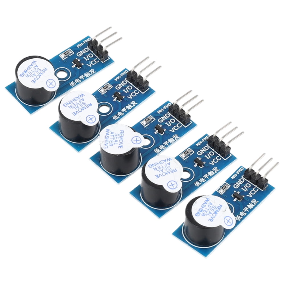 KGOTA 5PCS Active Buzzer Low Level Modules 3.3V-5V Buzzer Module Low ...