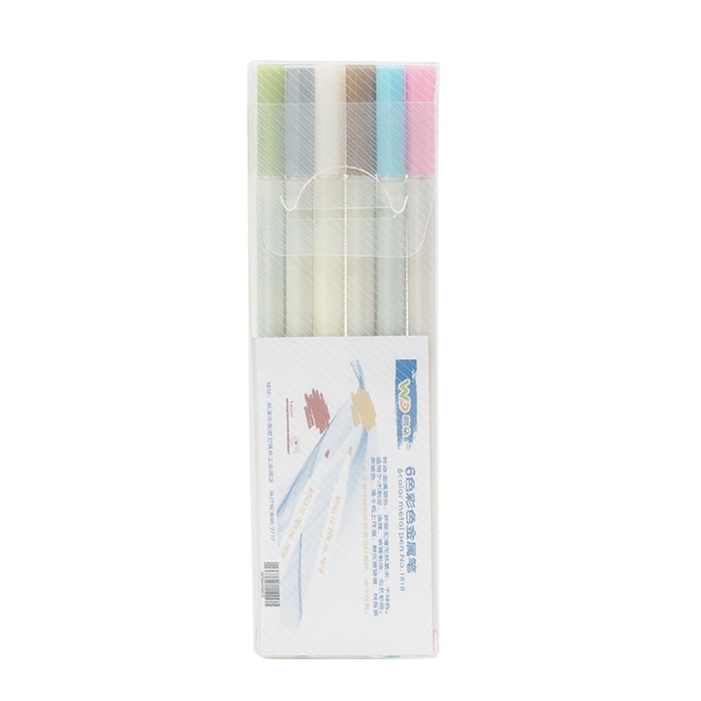 KGOTA 6/12 Colors Fire Paint Markers Invitation Decor Mark Pen for ...