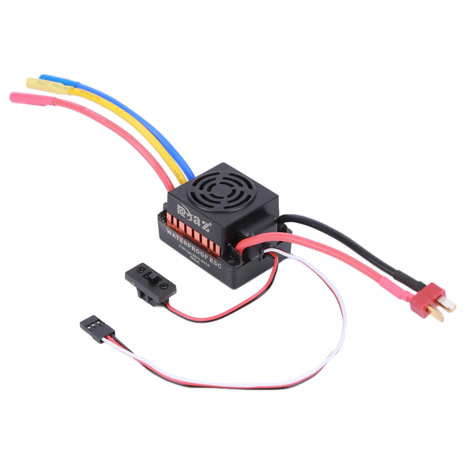 KGOTA 60A Waterproof Brushless ESC for 1/10 1/12 1/16 RC Car Truck Toys ...