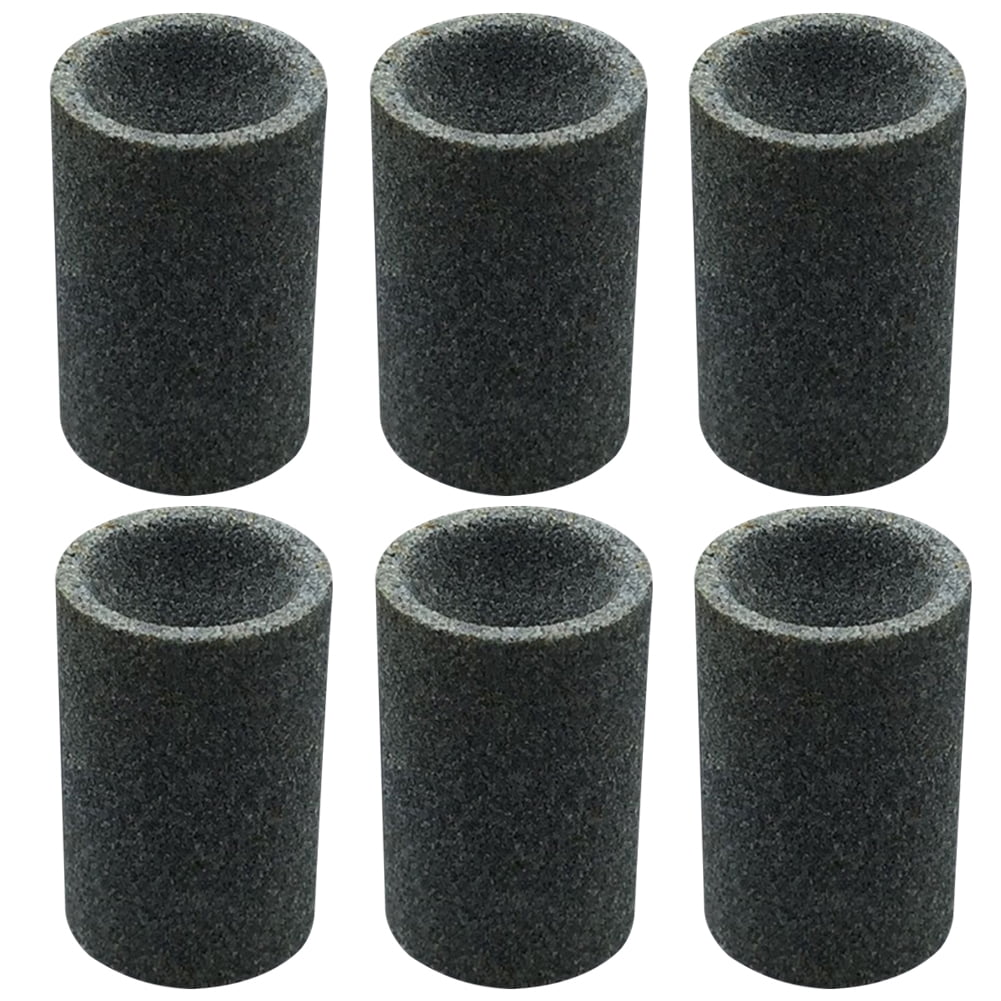 KGOTA 6Pcs Round Grinding Stone Sharpening Sand Stones Tip Sharpener ...