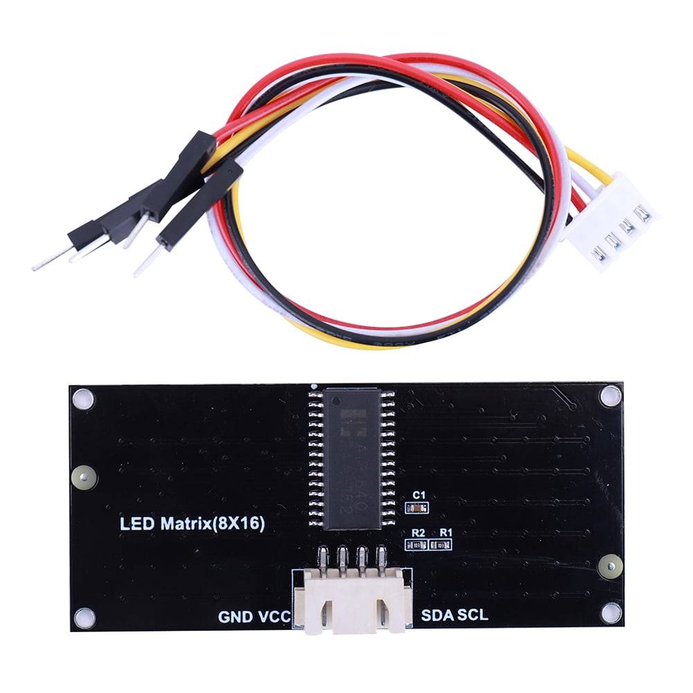 KGOTA 8x16 Led Light Display Module I2c Communication Dot Module 3.3-5V ...
