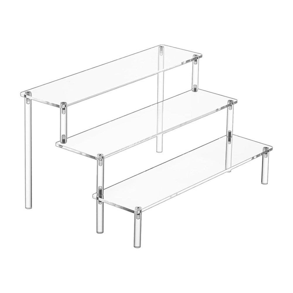 KGOTA Acrylic Display Stand Wear Resist Ladder Shelf Model Holder Decor ...