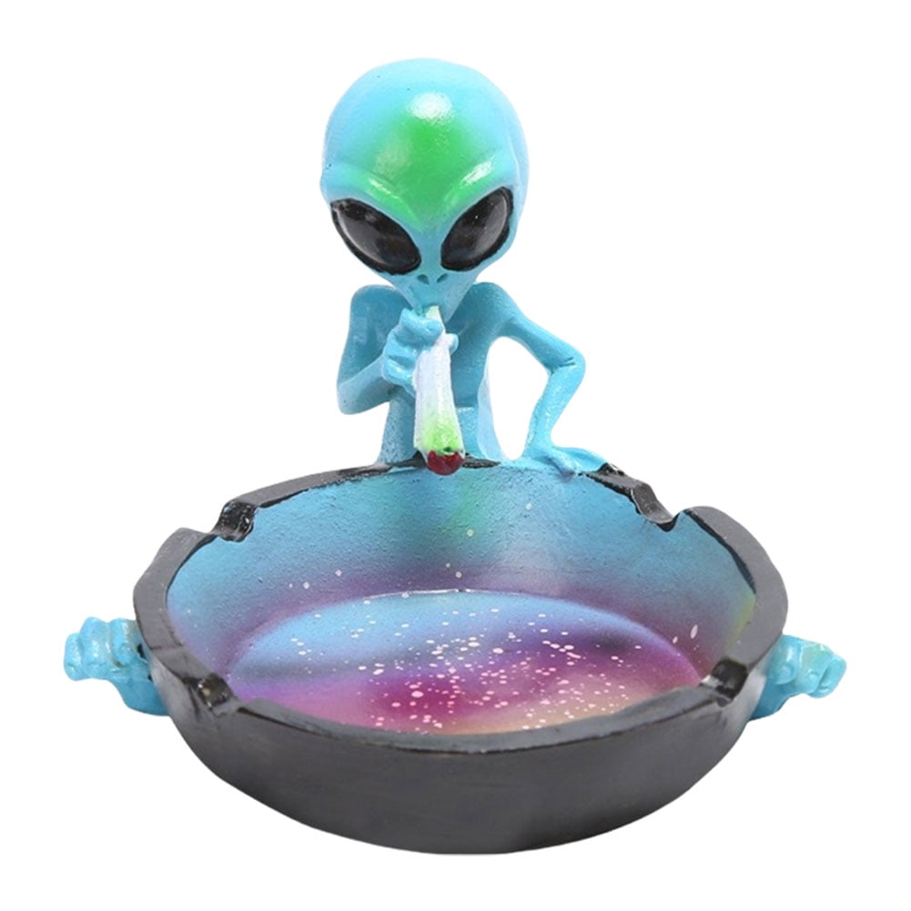 KGOTA Alien Smoking Ashtray Outdoor Ash Tray Cool Ashtrays For ...