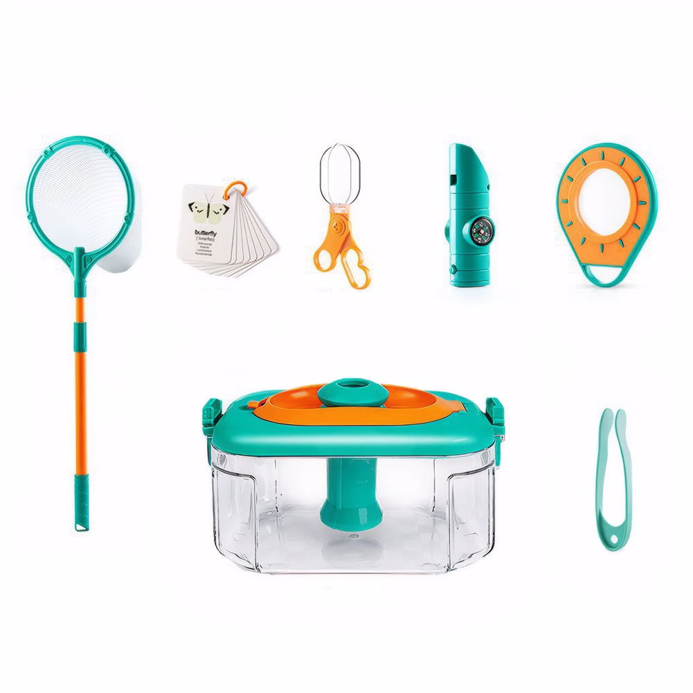 KGOTA Bug Catching Kit Outdoor Kit with Net Magnifying Glass Learning ...