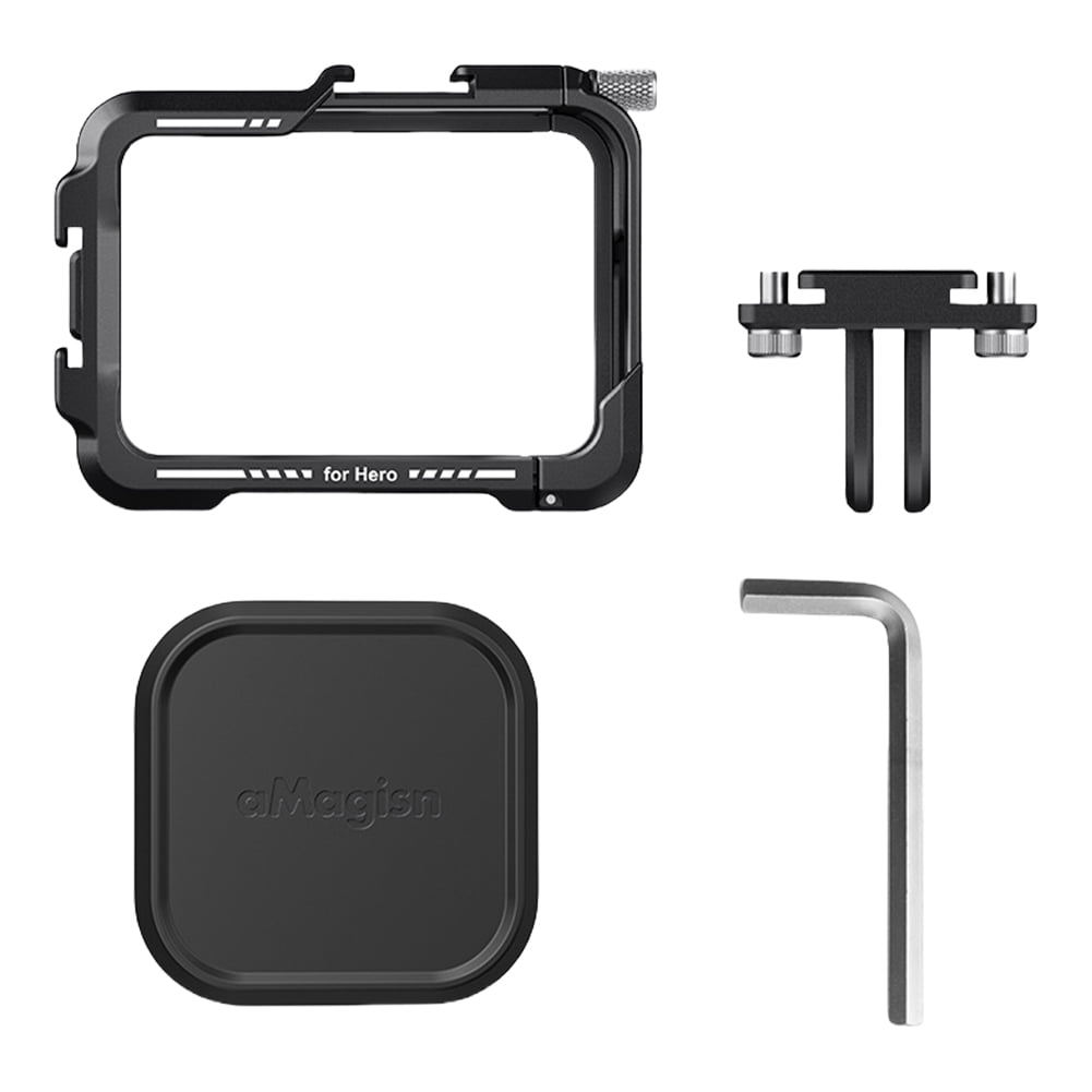 KGOTA Camera Cage Quick Release with Lens Cover Metal Cage Protective ...