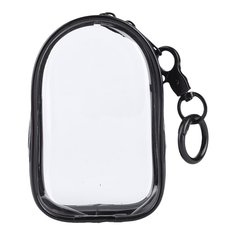 KGOTA Clear Display Bag With Keychain Mini Pouch For Figures (Black ...