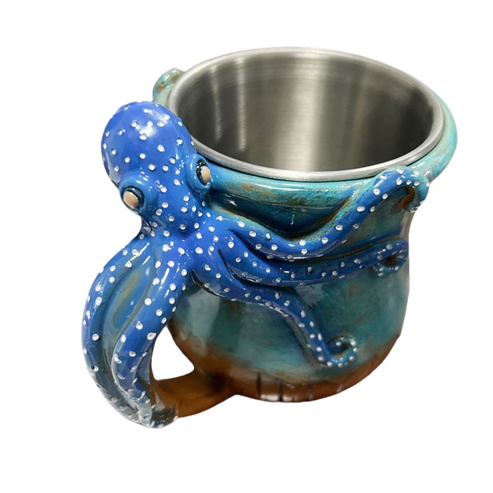 KGOTA Creative Octopuses Coffee Mug Sea Animal Mug Coffee Milk Tea Cup ...