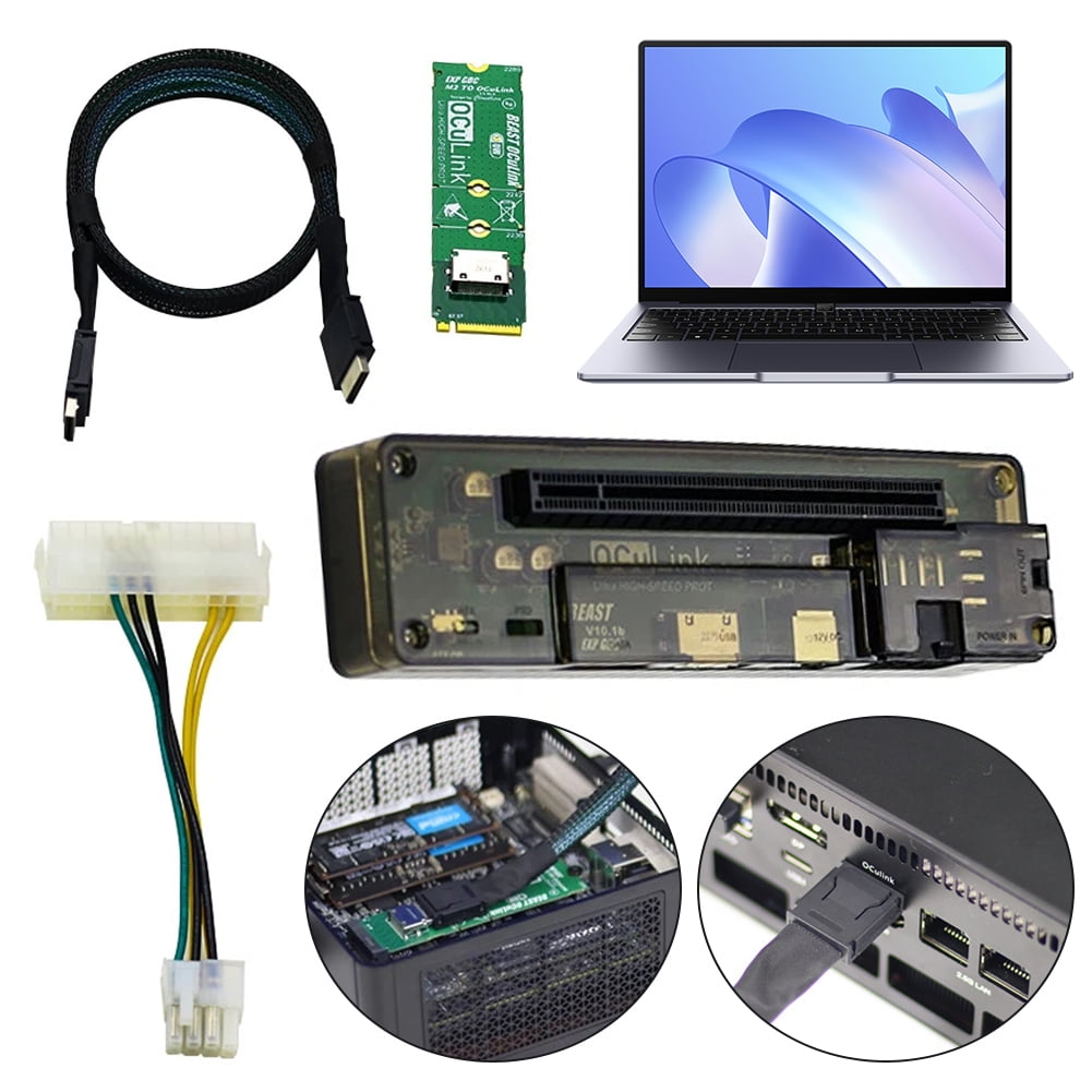 KGOTA EXP GDC OCuLink GPU Dock PCIe 4.0 x4 32 Gbps with M.2 M key to ...