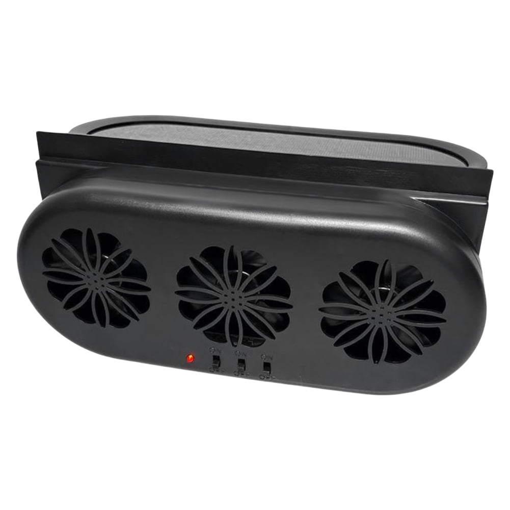 KGOTA Electric Car Fans with Solar Panel Usb Rechargeable/solar ...