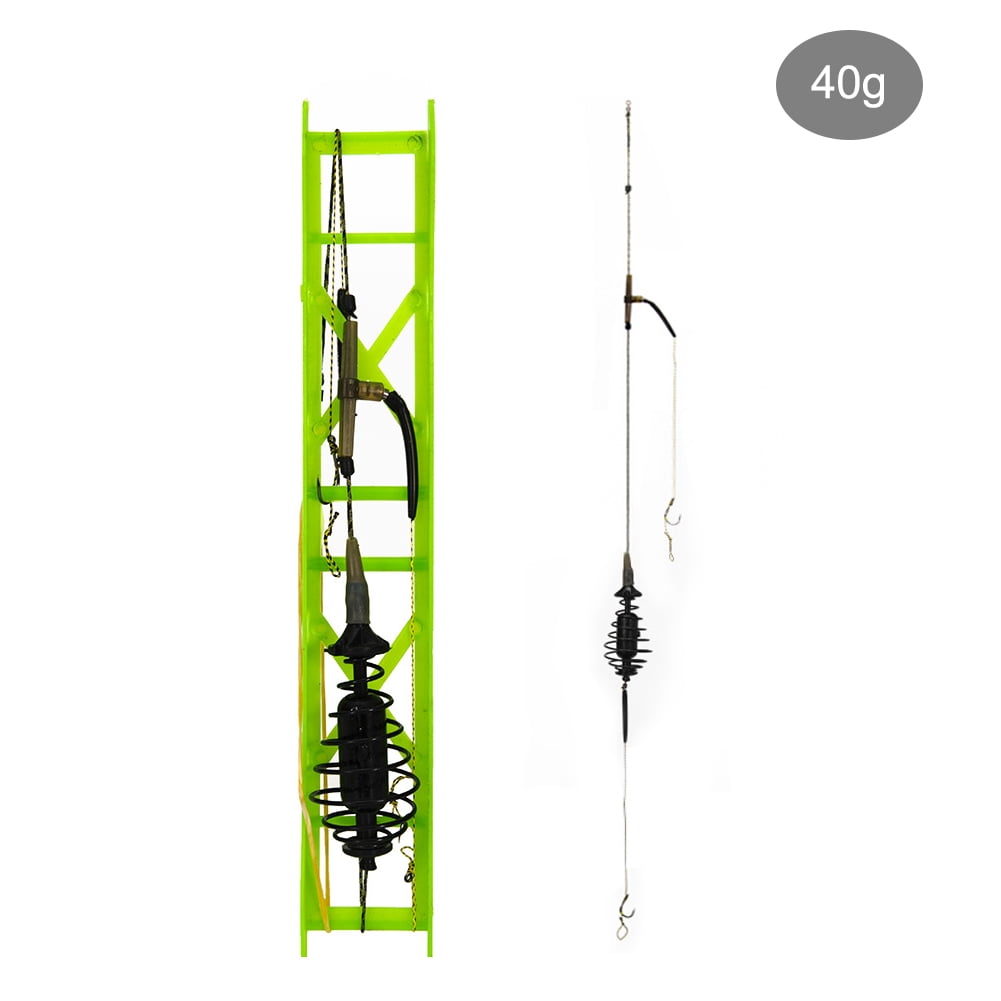 KGOTA Feeder Sinker String Hook Fishing Bait Basket with Sinker Fishing ...