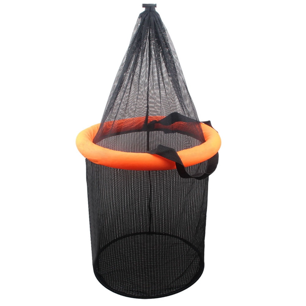 KGOTA Floating Fishing Bait Basket Mesh Collapsible Fish Keeper Live ...