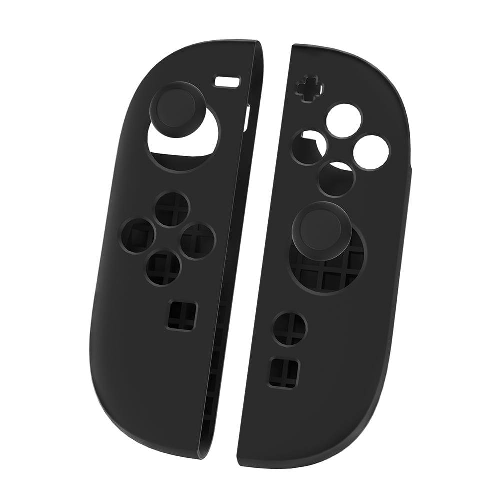 KGOTA For 2 Joy-con Handle Silicone Case with 2 Thumbstick Grips Caps ...