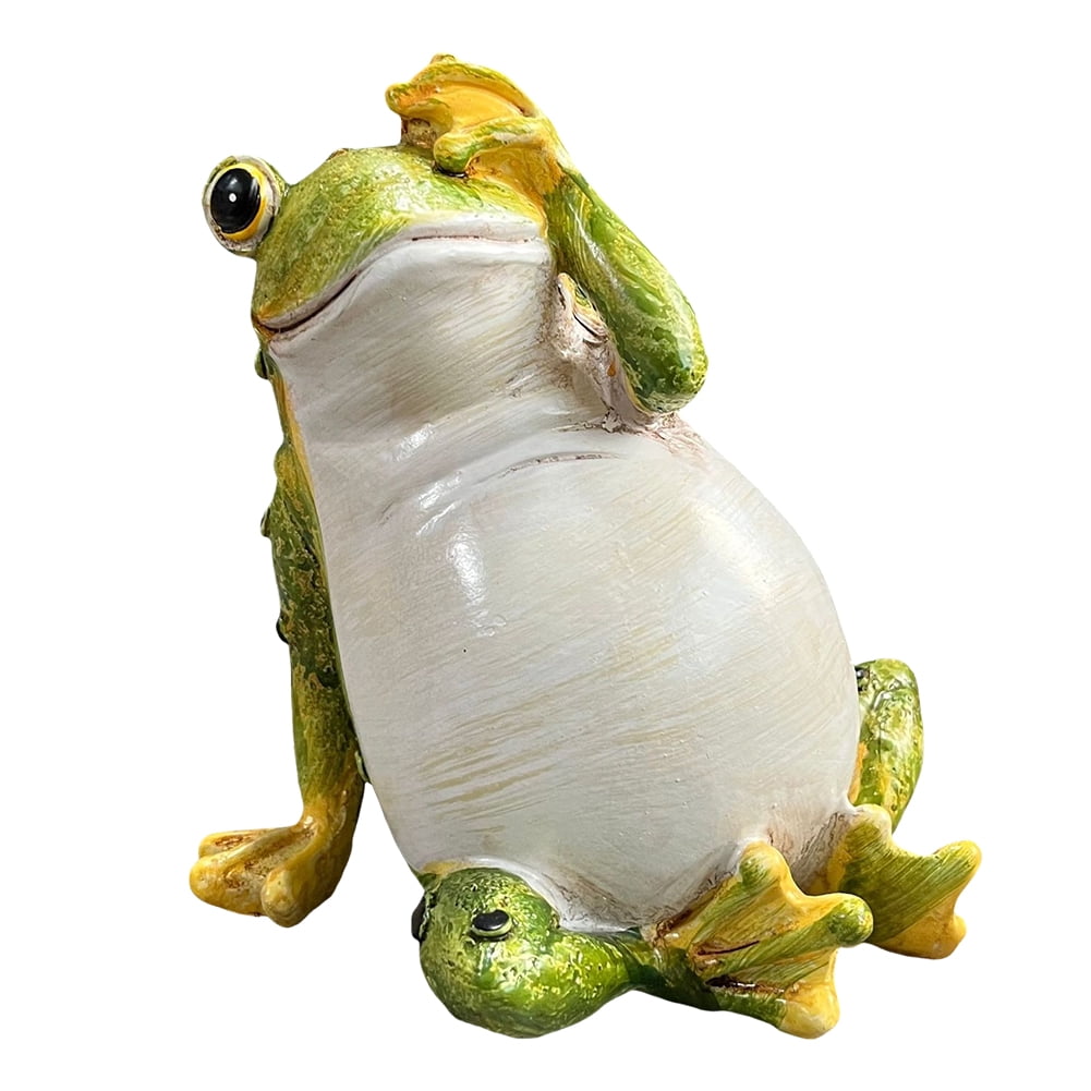 KGOTA Funny Sculpture Resin Statue For Outdoor Garden Patio Pond Decor ...