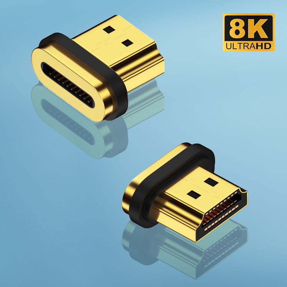 KGOTA HDMI 2.1 8K Male to Female Magnetic Straight Connector Video ...