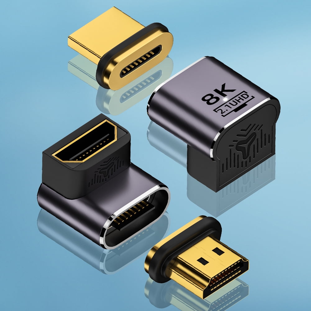 KGOTA HDMI 2.1 8K Male to Female Magnetic Straight Connector Video ...
