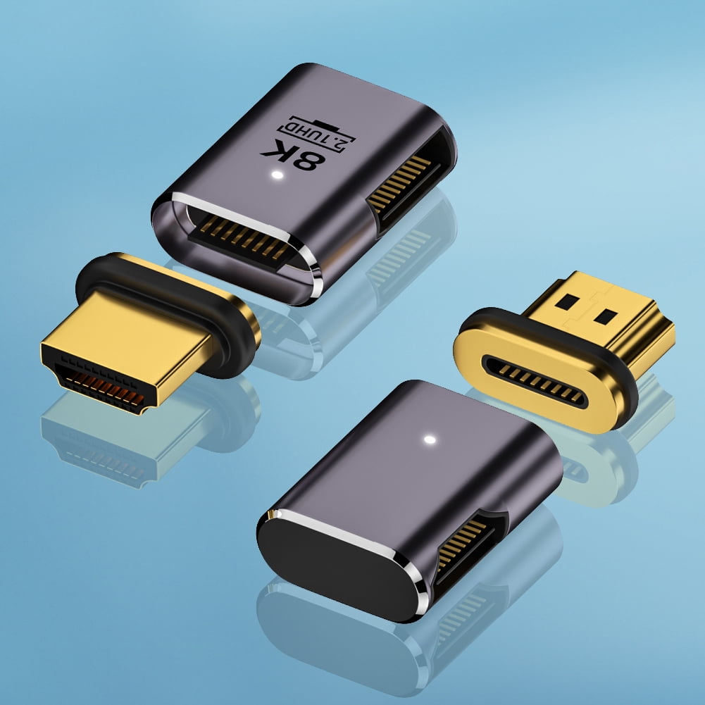 KGOTA HDMI 2.1 8K Male to Female Magnetic Straight Connector Video ...