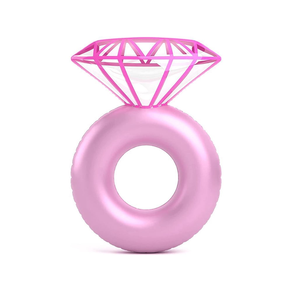 KGOTA Inflatable Ring Pool Float High Buoyancy Pool Accessories (Pink ...