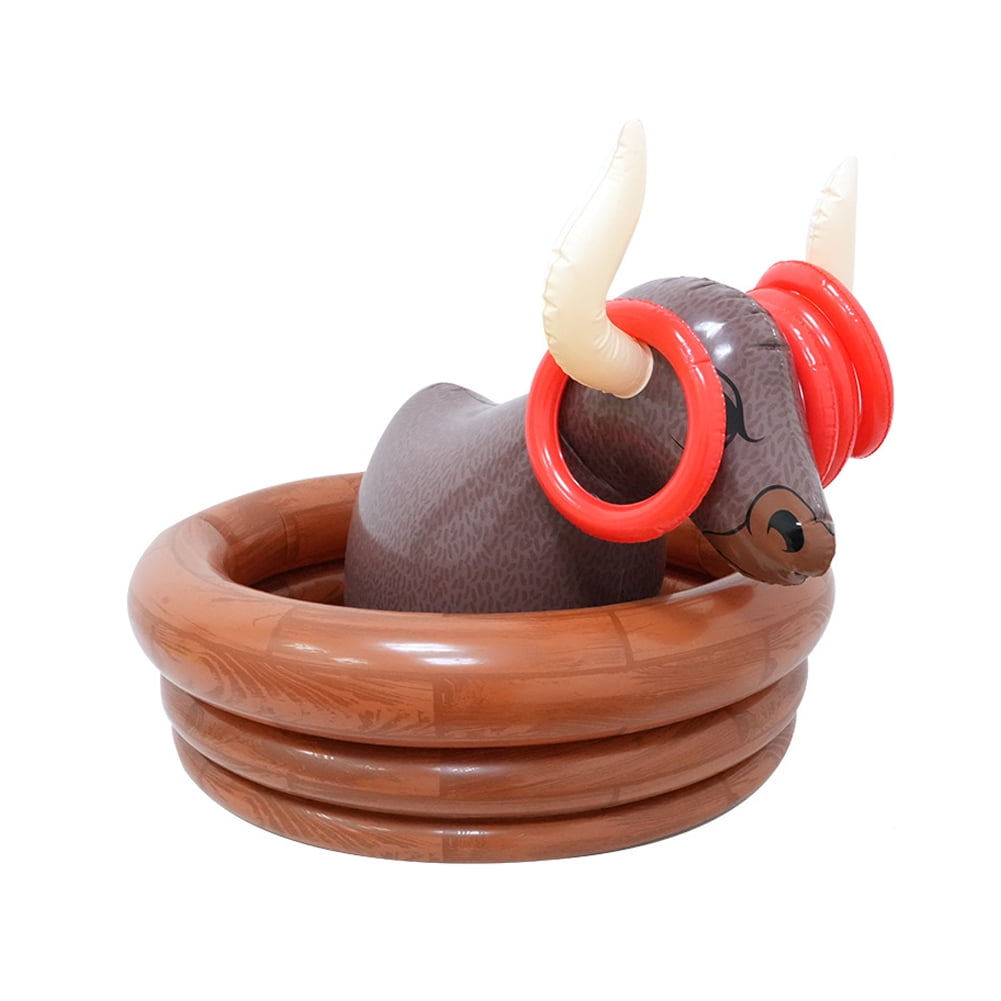 KGOTA Inflatable Water Bull Cooler Pvc Pool Inflatable Drinks Holder ...