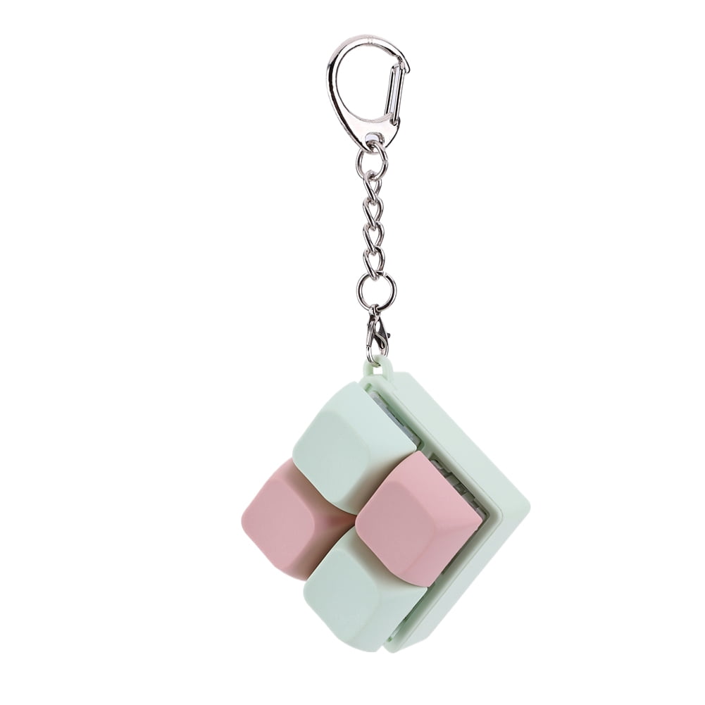 KGOTA Keyboard Fidget Clicker Keychain 4-Button DIY Mechanical Keyboard ...