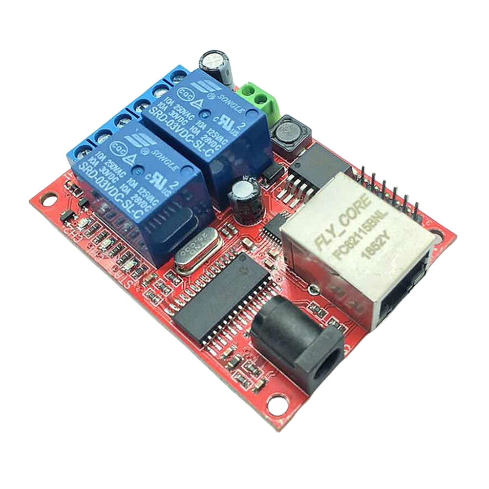 KGOTA Lan Ethernet Web Server Relay Board Delay 2 Channel Relay Delay ...