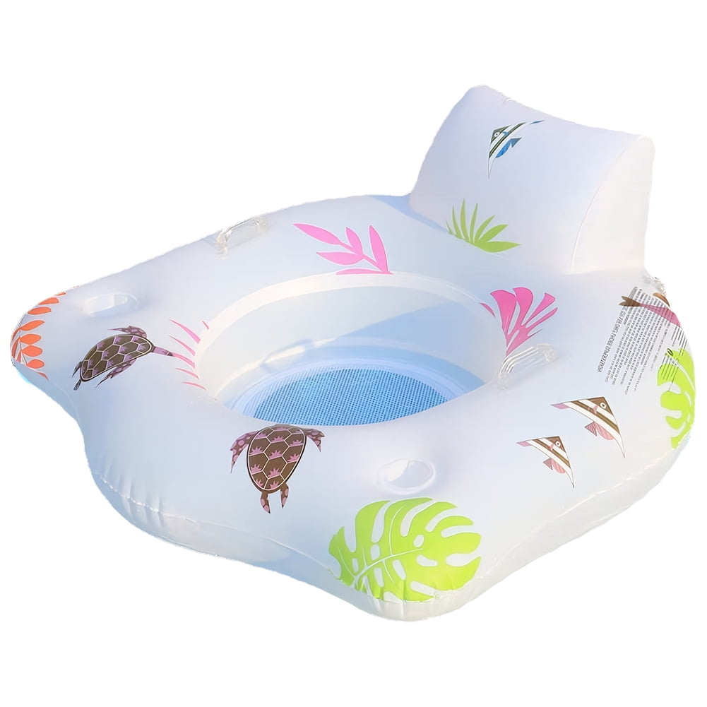KGOTA Light-up Inflatable Pool Float Chair with Color Changing Light ...