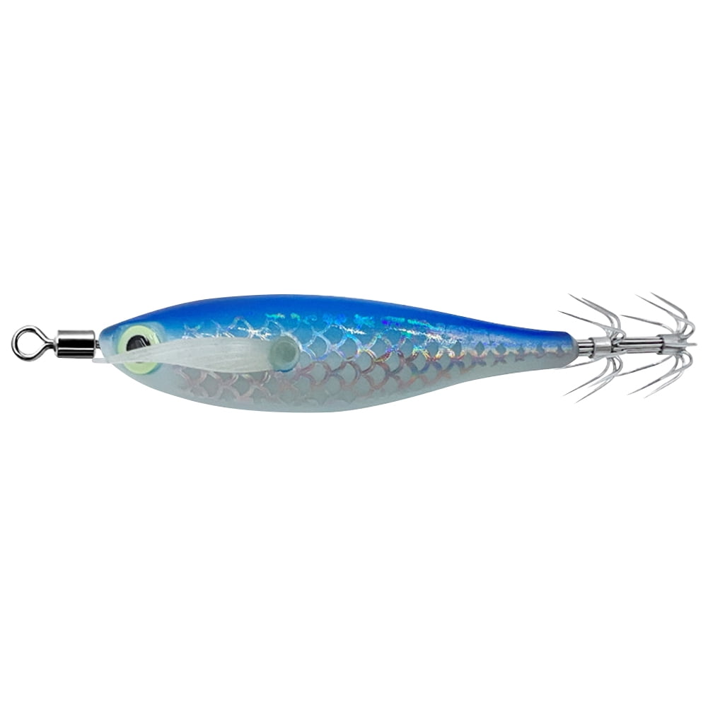 KGOTA Luminous Squid Hook Glow In The Dark Squid Bait for Night Fishing ...