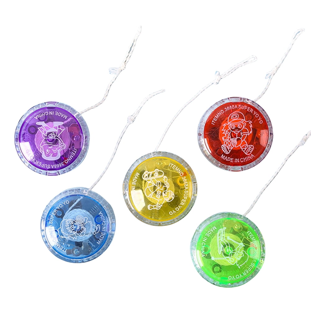 KGOTA Luminous Yo-Yo Plastic LED Light Up Yo-Yo Toys Responsive Bearing ...