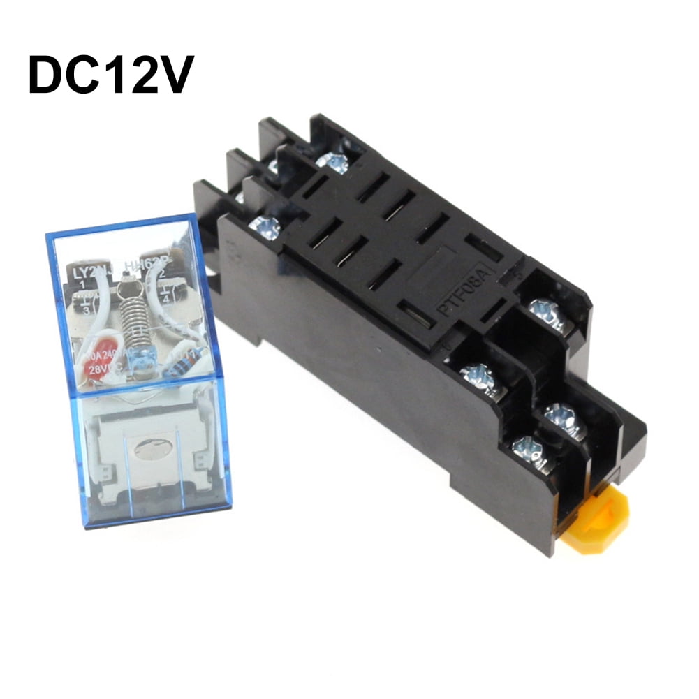 KGOTA Ly2nj Jqx-13f Miniature Coil Intermediate Relay Ac 200V/DC 24V/DC ...