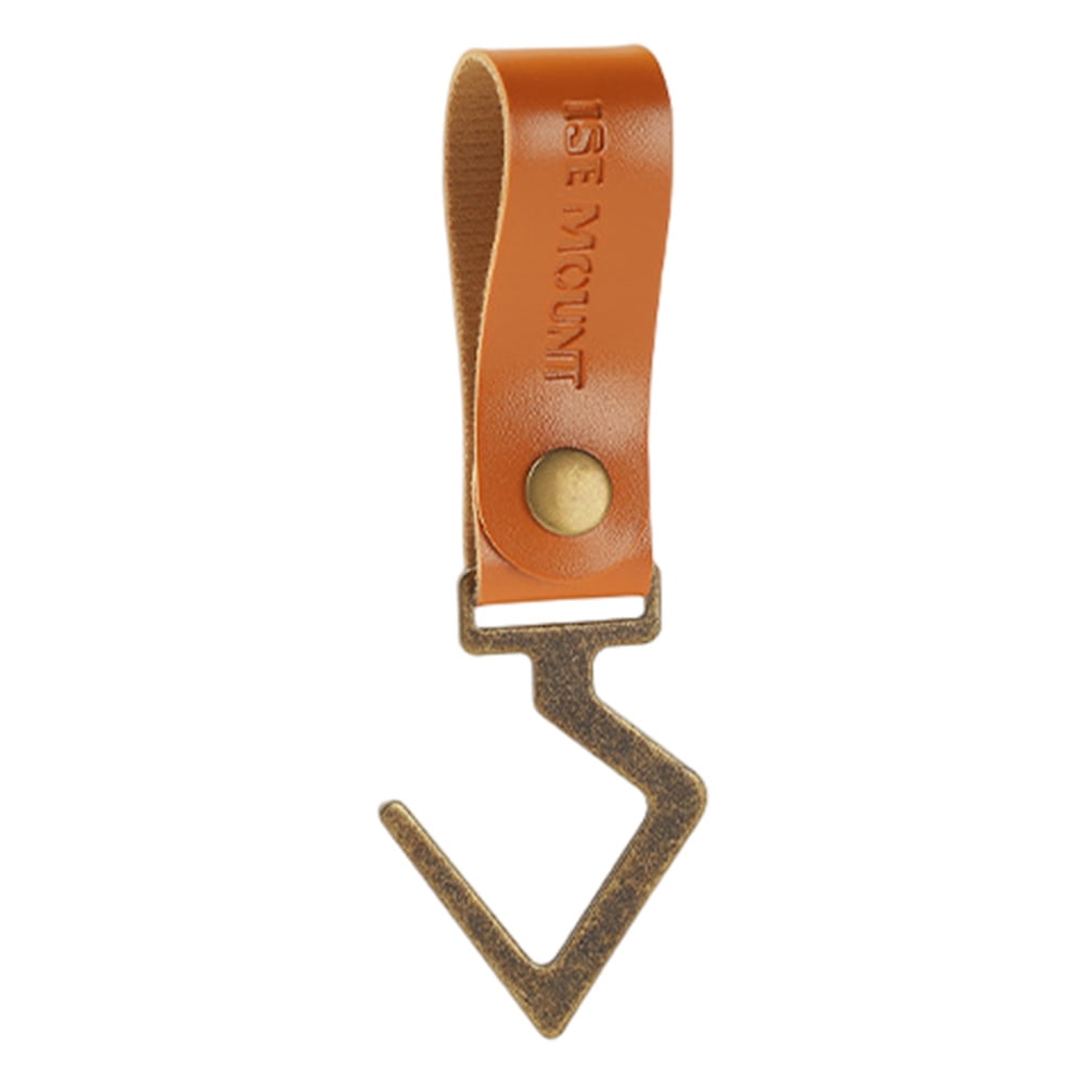 KGOTA Metal Camp Buckle Pu Leather Camp Supplies Hook Retro Outdoor ...