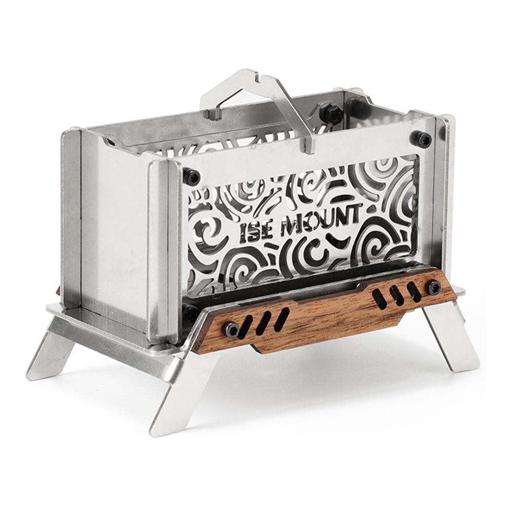 KGOTA Mini Firewood Stove Stainless Steel Outdoor Camping Incense ...