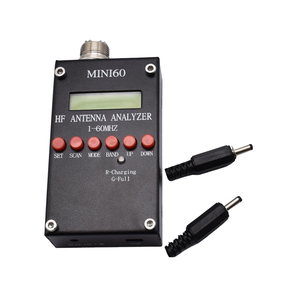 KGOTA Mini60 1-60MHz Hf Ant Swr Antenna Analyzer Meter Shortwave Swr Antenna Analyzer for Ham ...