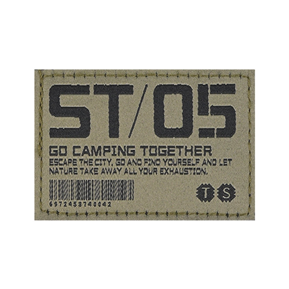 KGOTA Nylon Badge Versatile Badge Exquisite Camping Gear Badge ...