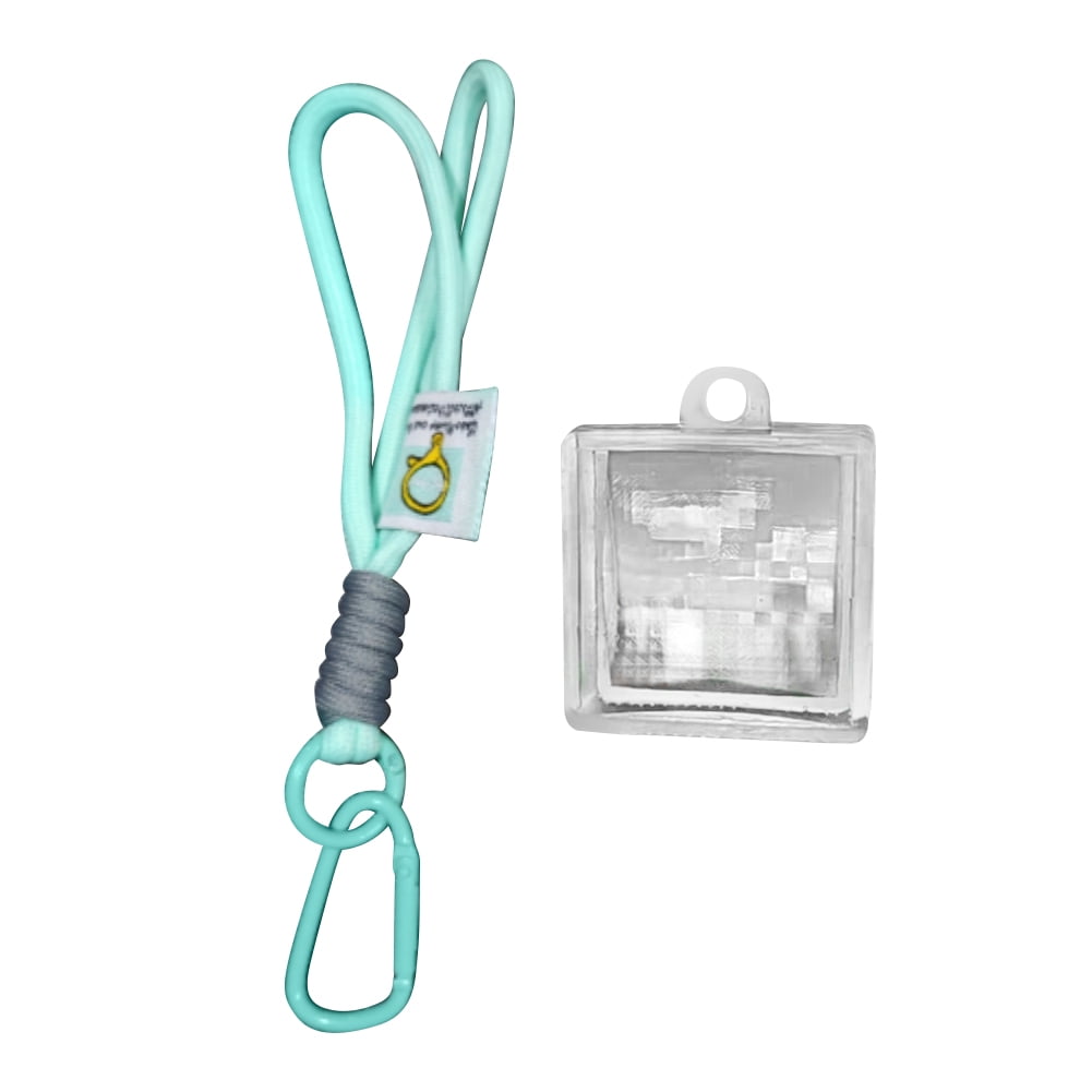 KGOTA Pixel Stone Blank Pixel Filter Keychain Transparent Mosaic Lens ...