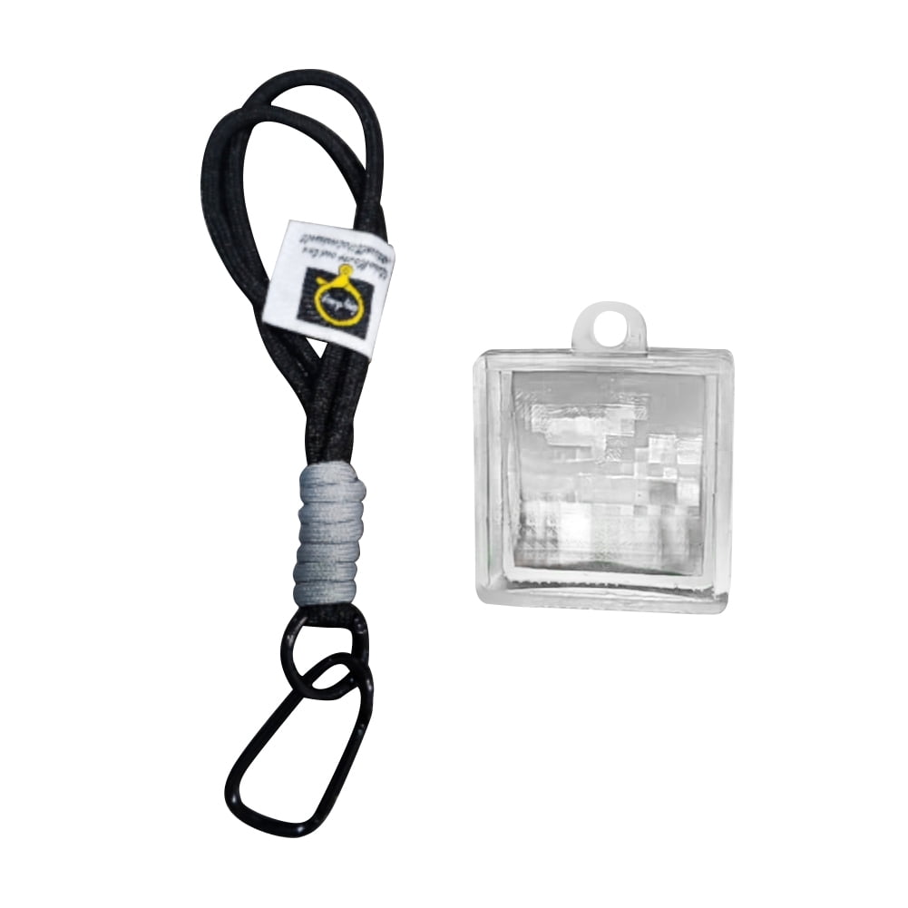 KGOTA Pixel Stone Blank Pixel Filter Keychain Transparent Mosaic Lens ...