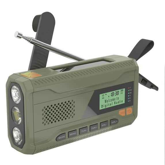 KGOTA Portable Dab Fm Radio with Flashlight Bt Speaker Emergency Radio ...