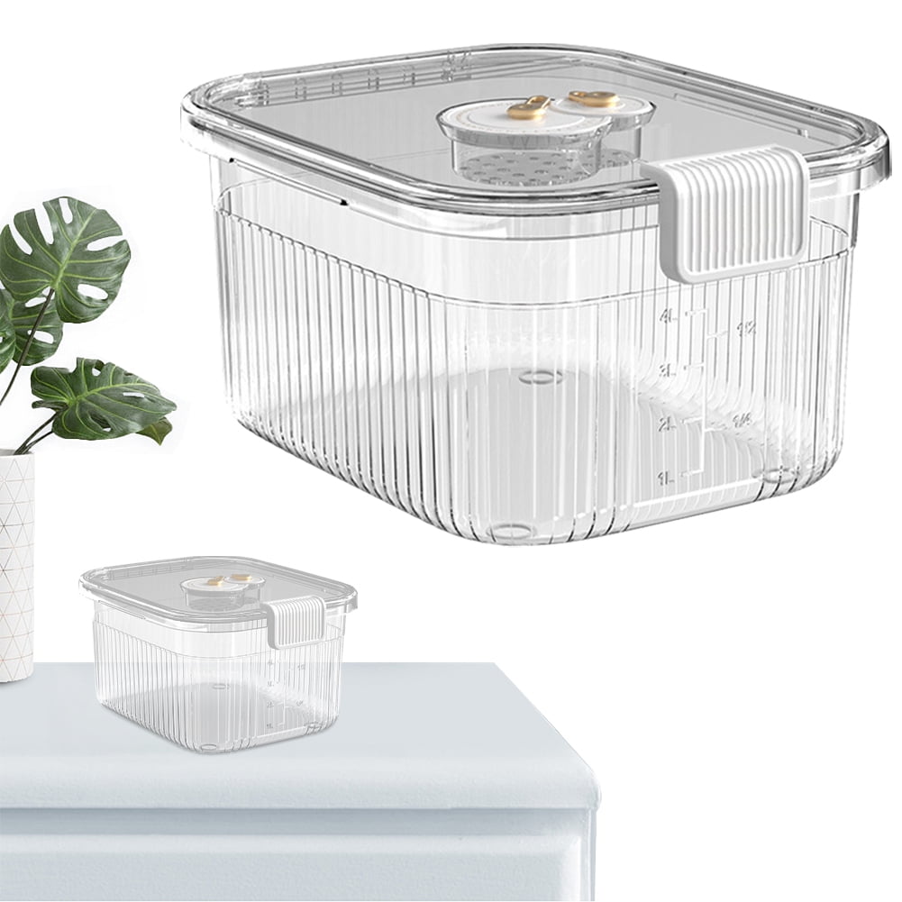 KGOTA Rice Bucket Flour Storage Tank Dry Food Box for Home Kitchen ...