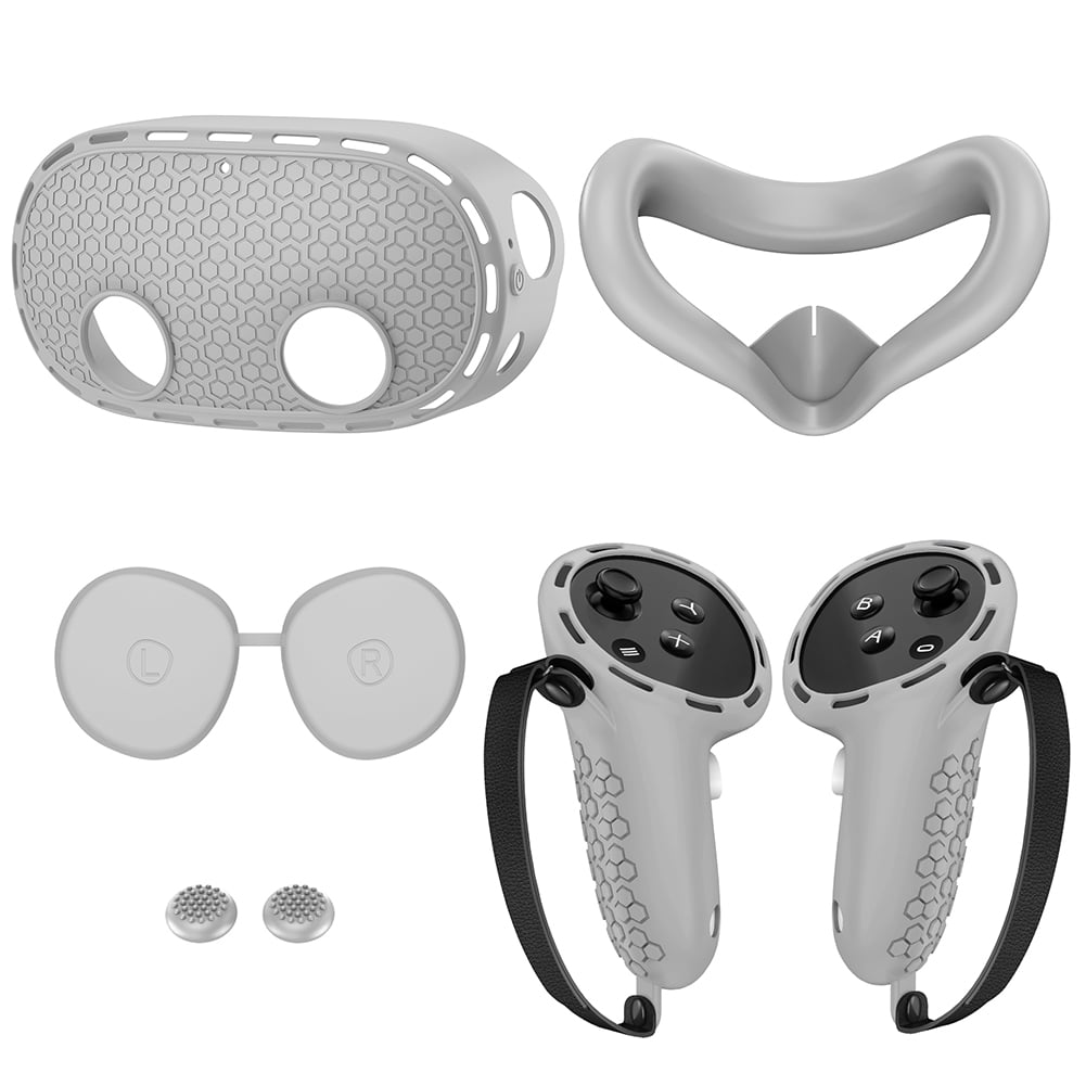 KGOTA Silicone Cover Set Controller Grips Cover Silicone Case Face ...